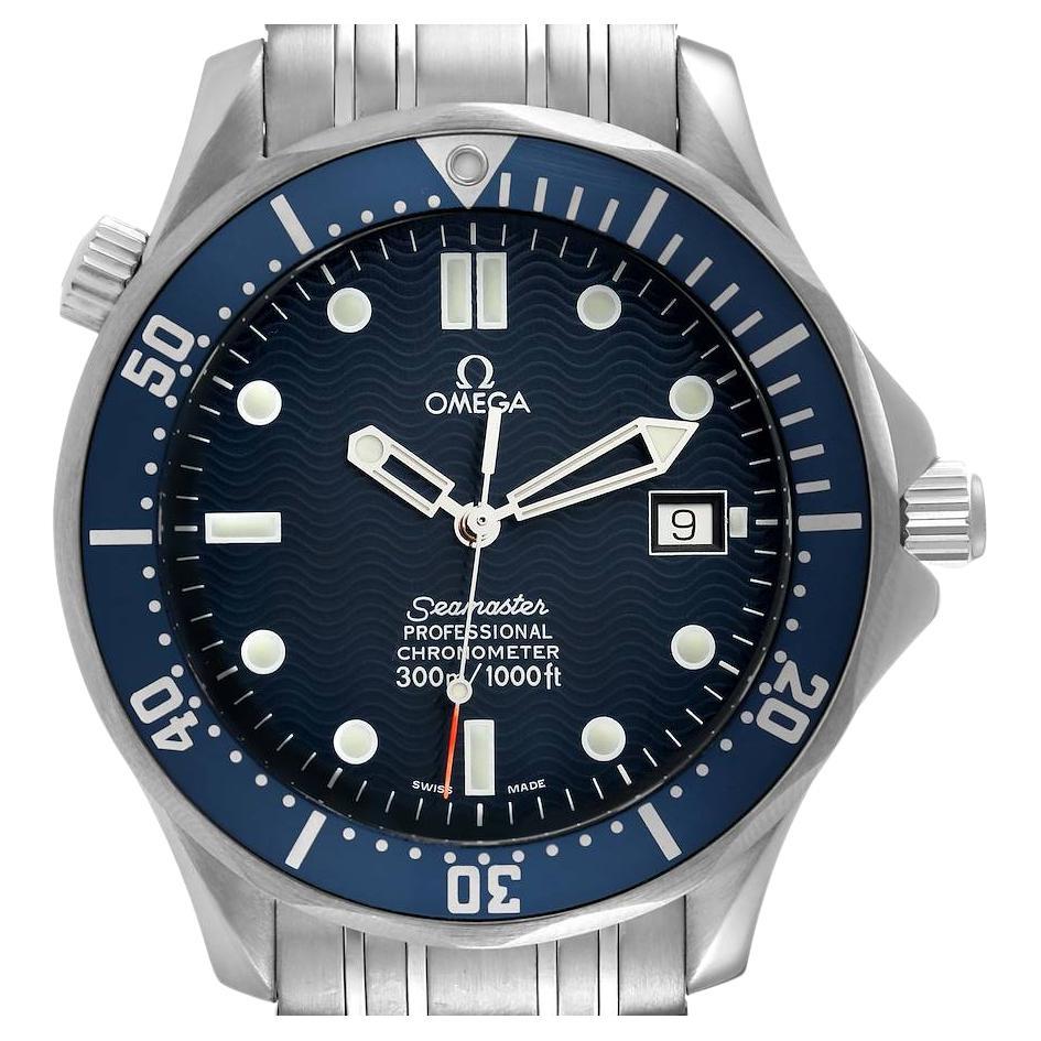 Omega Seamaster Diver 300M Blue Dial Steel Mens Watch 2531.80.00 Box ...