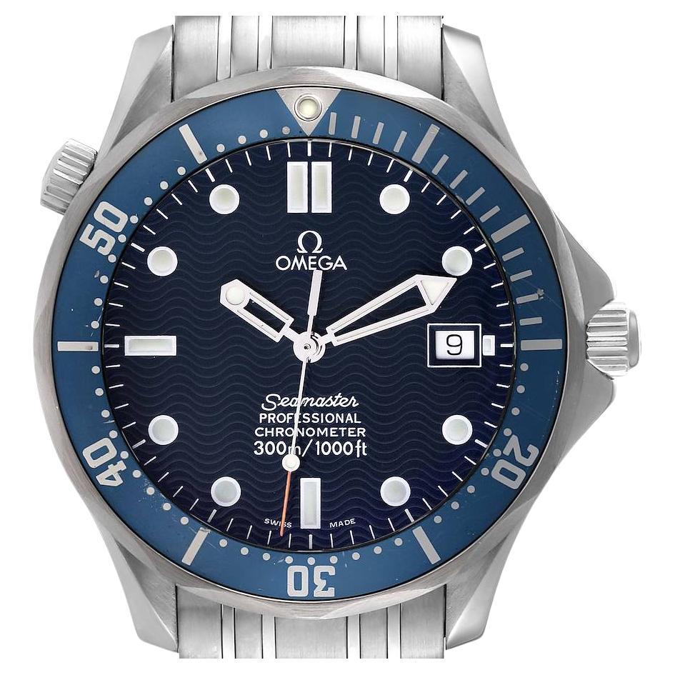 Omega Seamaster Diver 300m Blue Dial Automatic Mens Watch 2531.80.00 ...