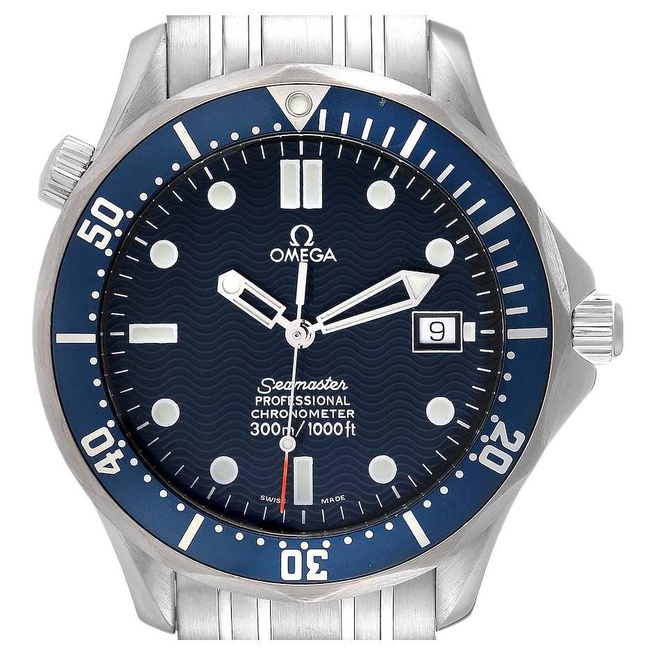 Omega Seamaster Diver 300M Blue Dial Steel Mens Watch 2531.80.00 Box ...
