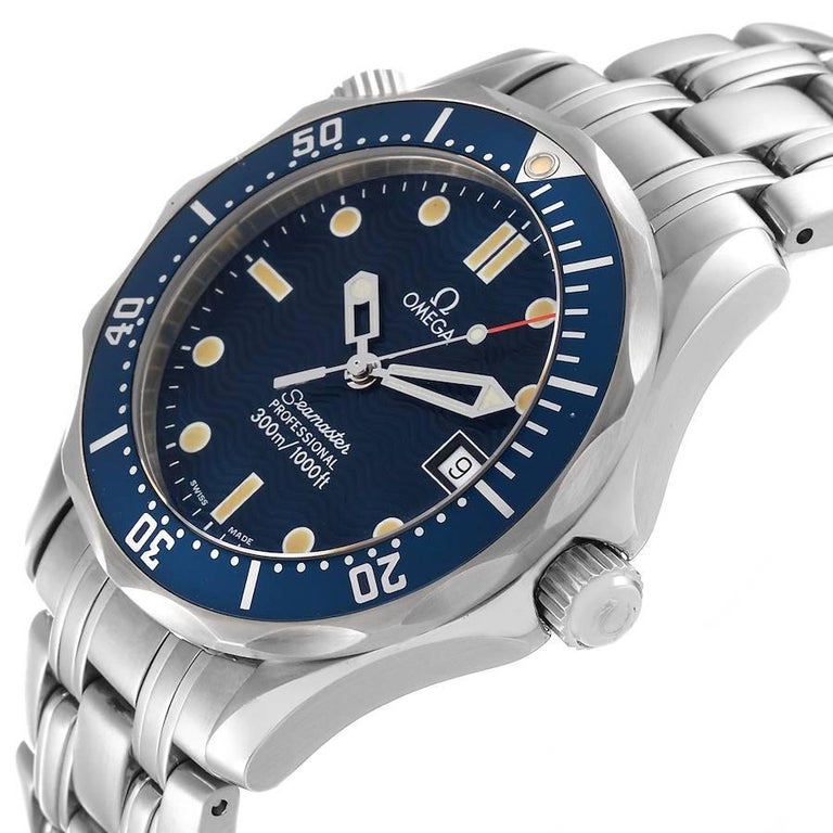 Omega Seamaster Diver 300M Midsize Quartz Steel Mens Watch 2561.80.00 ...