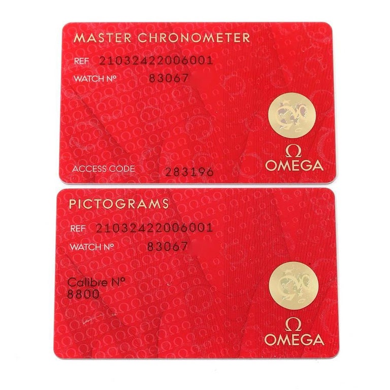 Omega Seamaster Diver Master Chronometer Watch 210.32.42.20.06.001 Box ...