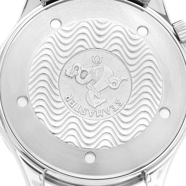 Omega Seamaster Electric Blue Wave Dial Steel Mens Watch 2265.80.00 at ...