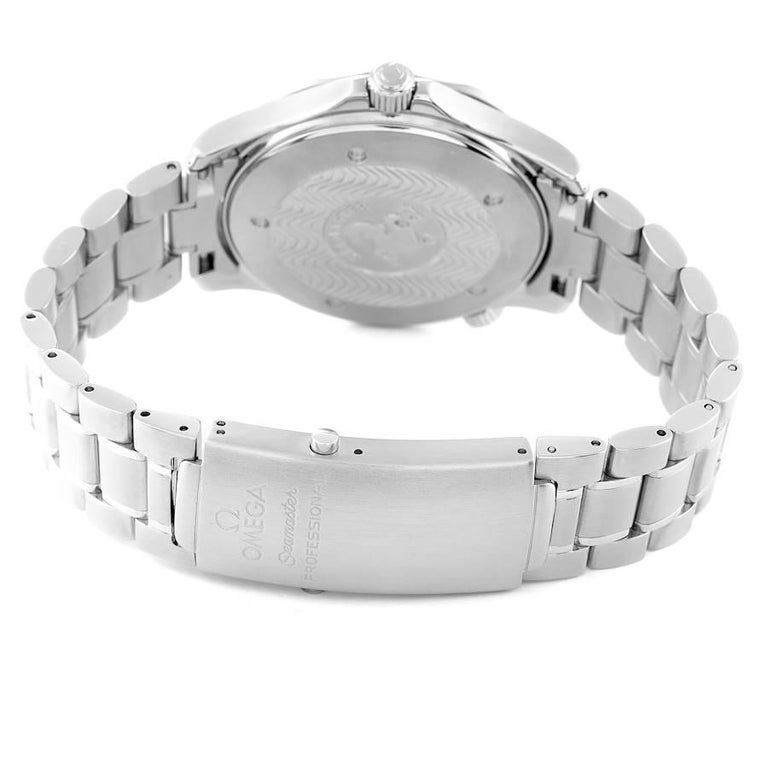 Omega Seamaster Electric Blue Wave Dial Steel Mens Watch 2265.80.00 at ...