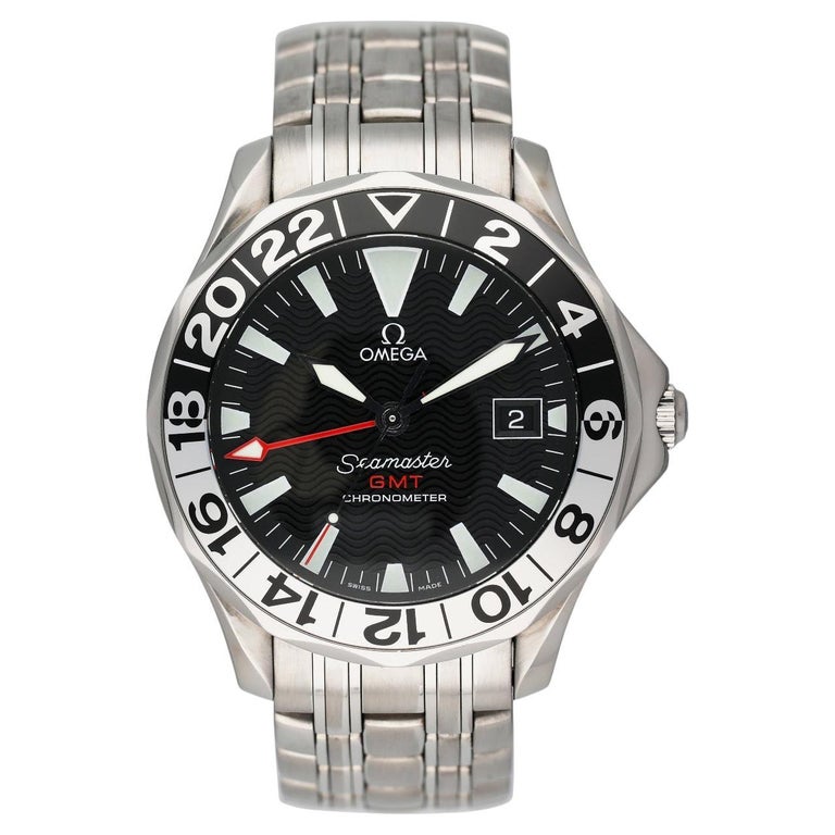 Omega Seamaster GMT 2534.50.00 50th Anniversary Mens Watch Box Papers ...