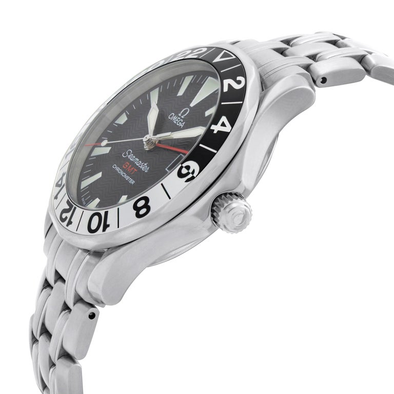 Omega Seamaster GMT 50th Anniversary Steel Black Dial Men's Watch 2234. ...