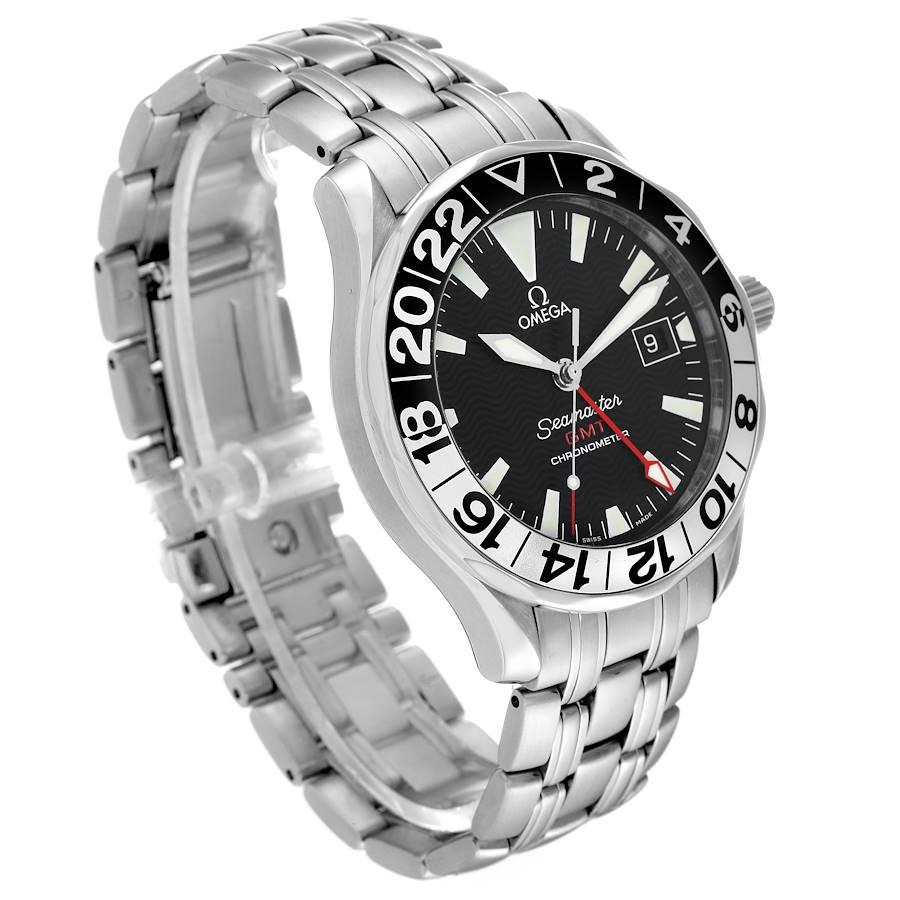 Omega Seamaster GMT 50th Anniversary Steel Mens Watch 2534.50.00 Card ...