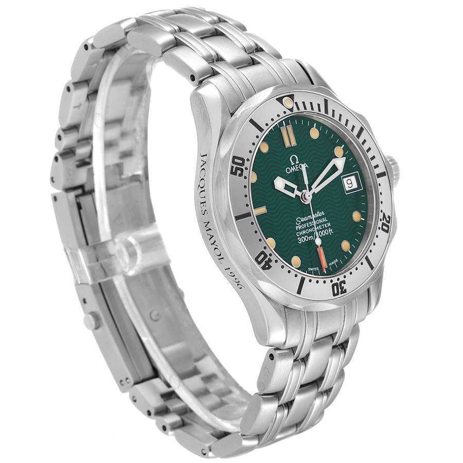 Omega Seamaster Jacques Mayol Limited Edition Midsize Mens Watch 2553. ...