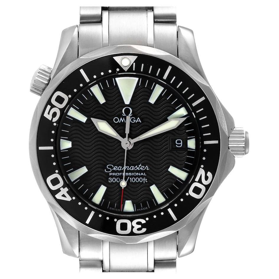 Omega Seamaster James Bond 36 Midsize Black Dial Watch 2262.50.00 Box ...