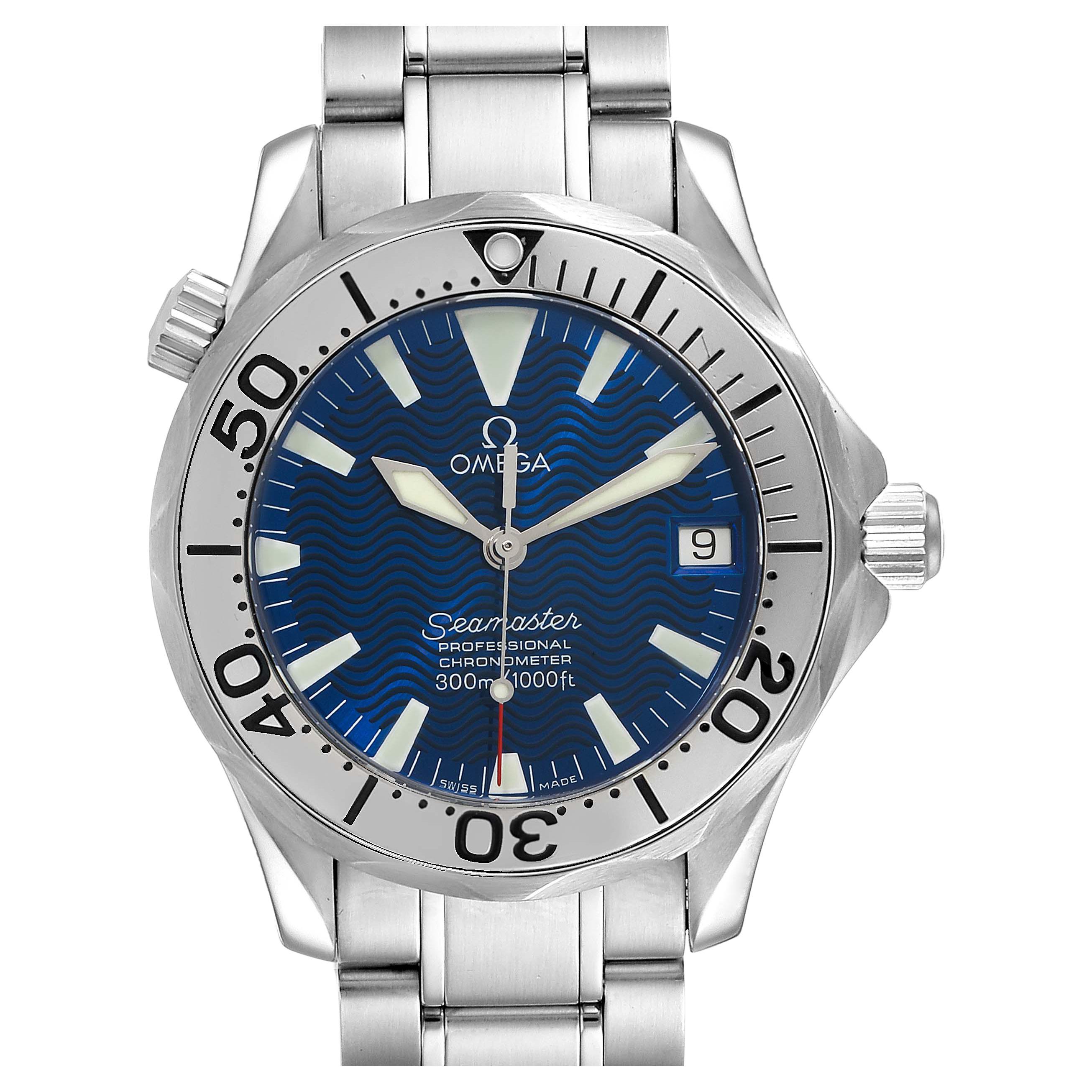 Omega Seamaster 300M Blue Dial Steel Mens Watch 2531.80.00 For Sale at ...
