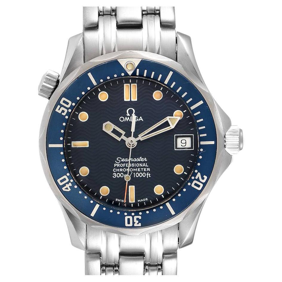 Omega Seamaster Chronograph Blue Dial Steel Mens Watch 2598.80.00 For ...
