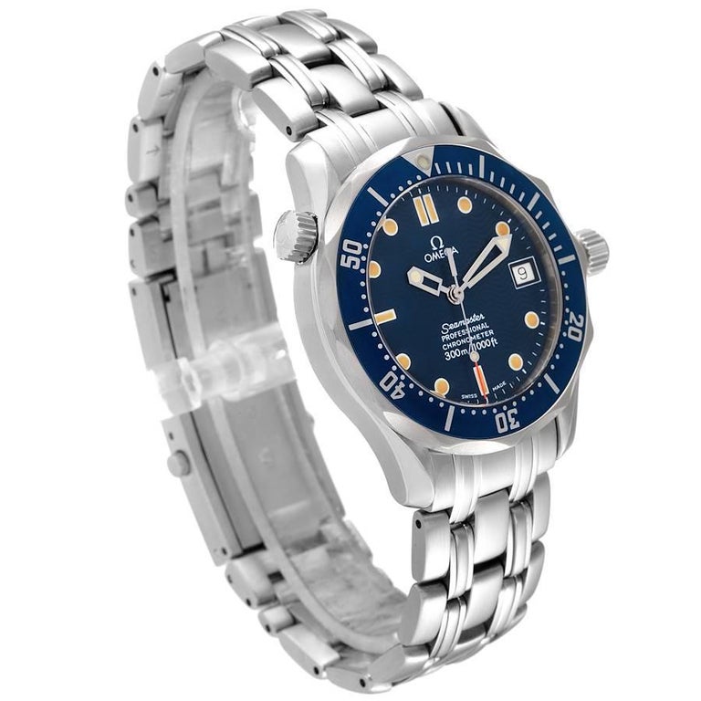 Omega Seamaster Midsize Blue Dial Steel Mens Watch 2551.80.00 For Sale ...