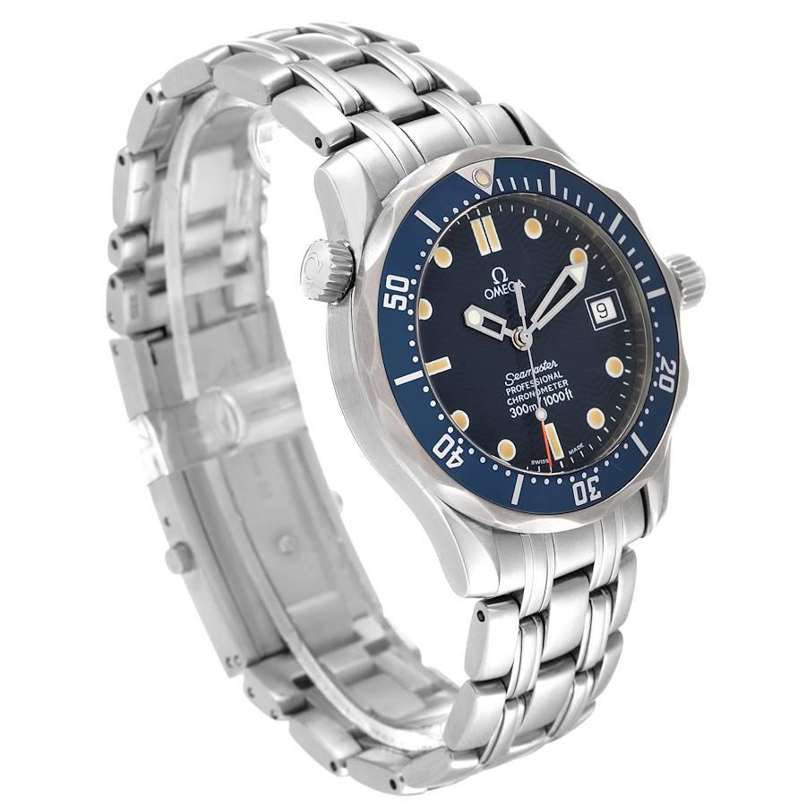 Omega Seamaster Midsize Blue Dial Steel Mens Watch 2551.80.00 at 1stDibs