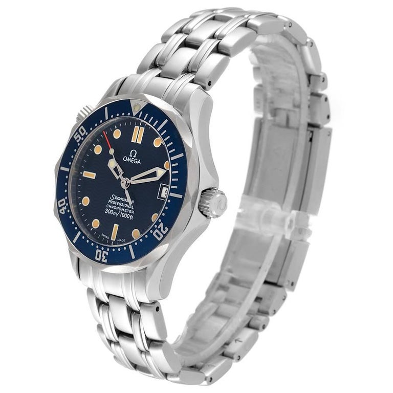 Omega Seamaster Midsize Blue Dial Steel Mens Watch 2551.80.00 For Sale ...