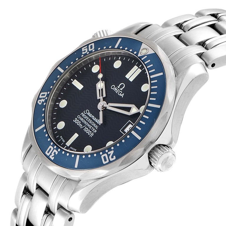 Omega Seamaster Midsize Blue Dial Steel Men's Watch 2551.80.00 For Sale ...