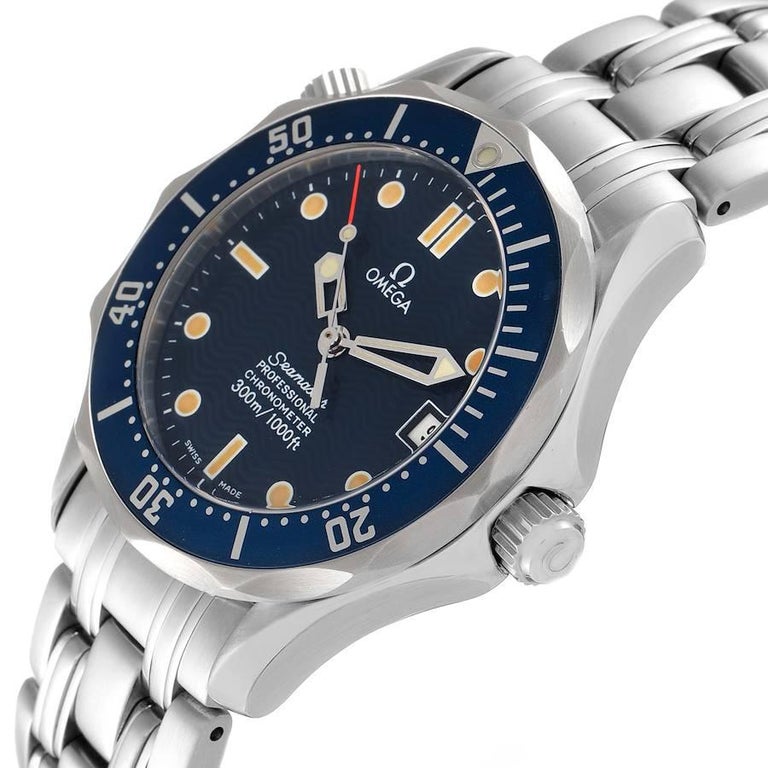 Omega Seamaster Midsize Blue Dial Steel Mens Watch 2551.80.00 For Sale ...