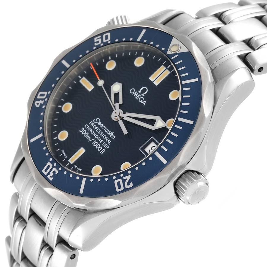 Omega Seamaster Midsize Blue Dial Steel Mens Watch 2551.80.00 at 1stDibs