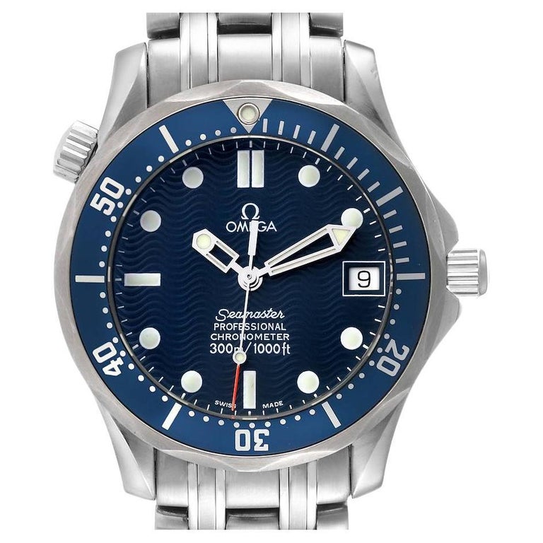 Omega Seamaster Midsize 36mm Blue Dial Steel Mens Watch 2551.80.00 at ...