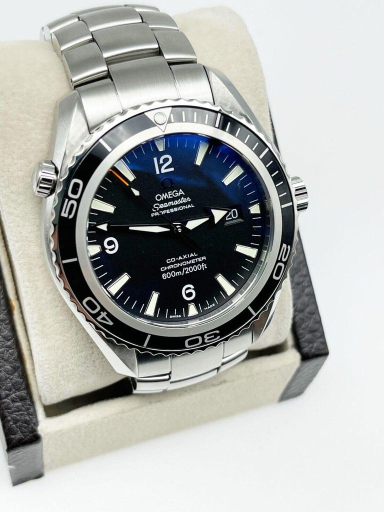 Omega Seamaster Planet Ocean 600M Co-Axial 2200.50.00 Black Dial Steel ...