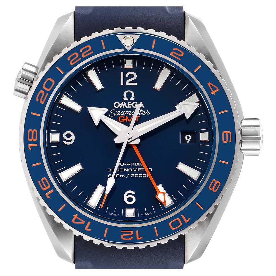 Omega Seamaster Planet Ocean GMT Watch 232.30.44.22.01.001 Box Card For ...
