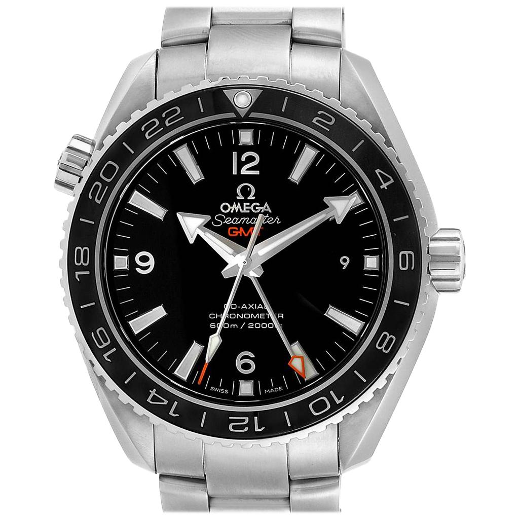 Omega Seamaster Planet Ocean GMT Watch 232.30.44.22.01.001 Box Card For ...