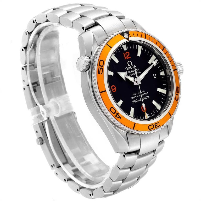 Omega Seamaster Planet Ocean Orange Bezel Automatic Watch 2209.50.00 ...