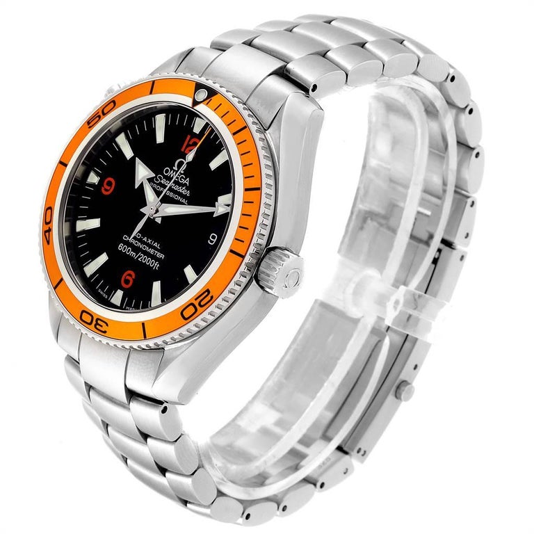 Omega Seamaster Planet Ocean Orange Bezel Automatic Watch 2209.50.00 ...