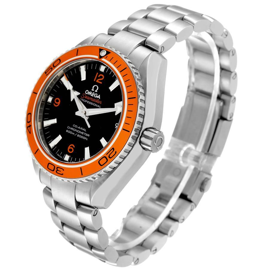 Omega Seamaster Planet Ocean Orange Bezel Watch 232.30.42.21.01.002 Box ...