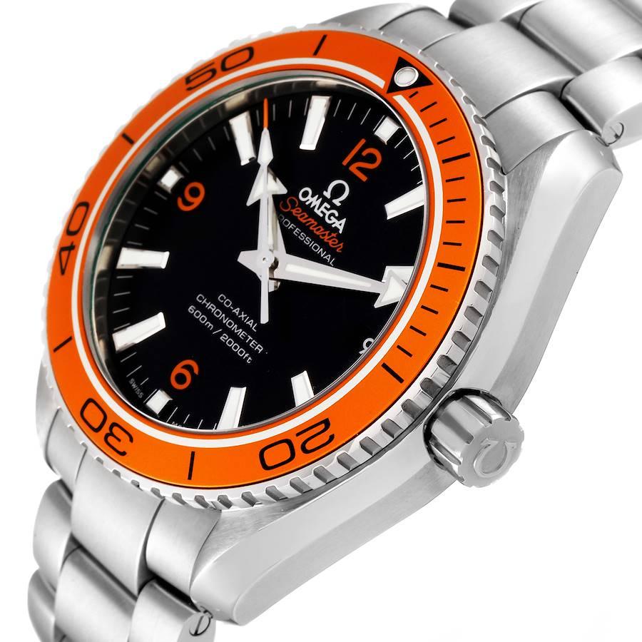 Omega Seamaster Planet Ocean Orange Bezel Watch 232.30.42.21.01.002 Box ...