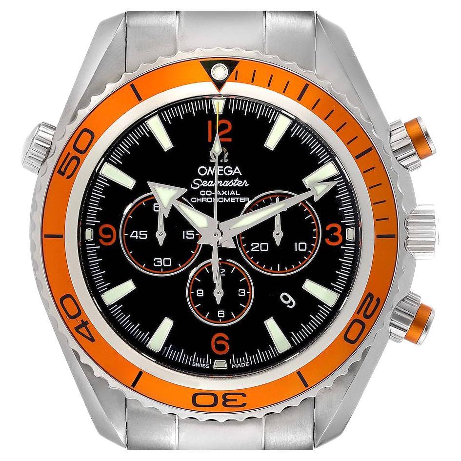 Omega Seamaster Planet Ocean XL Orange Bezel Men’s Watch 2208.50.00 For ...
