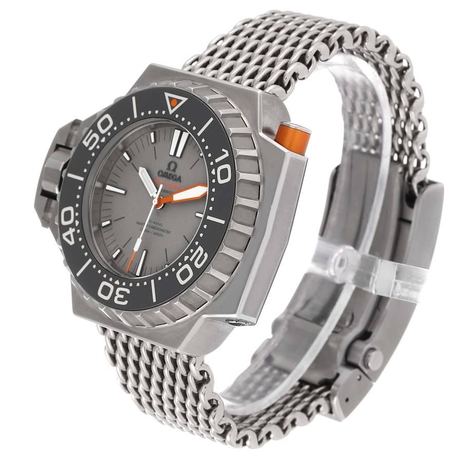 Omega Seamaster Ploprof Titanium Mens Watch 227.90.55.21.99.001 Box ...