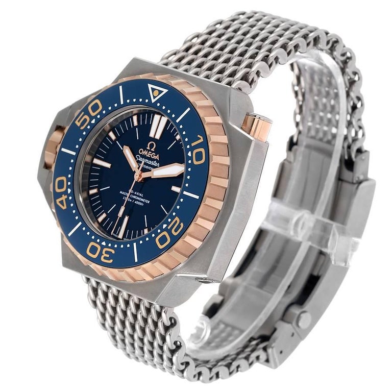 Omega Seamaster Ploprof Rose Gold Titanium Watch 227.60.55.21.03.001 ...