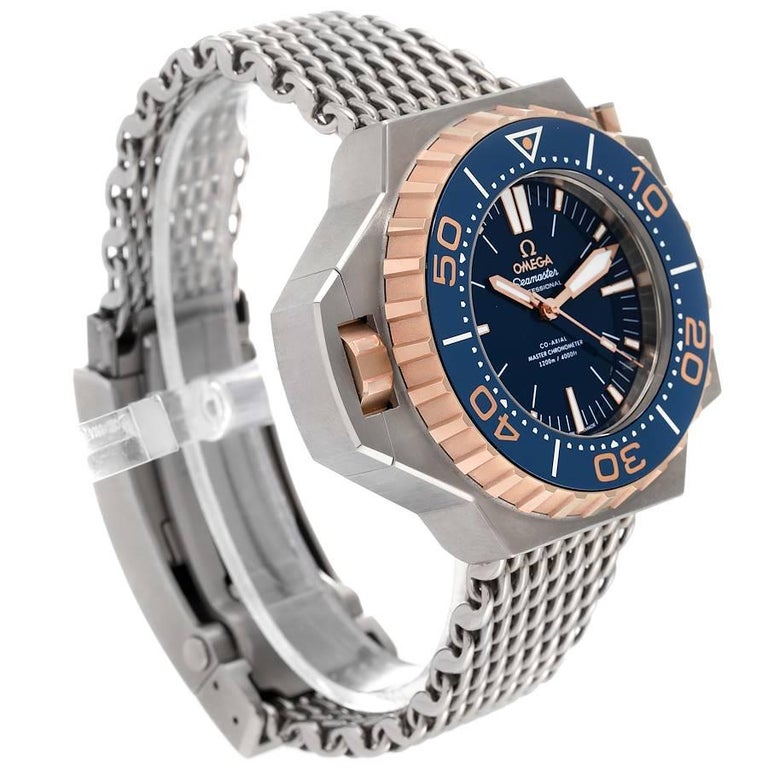 Omega Seamaster Ploprof Rose Gold Titanium Watch 227.60.55.21.03.001 ...