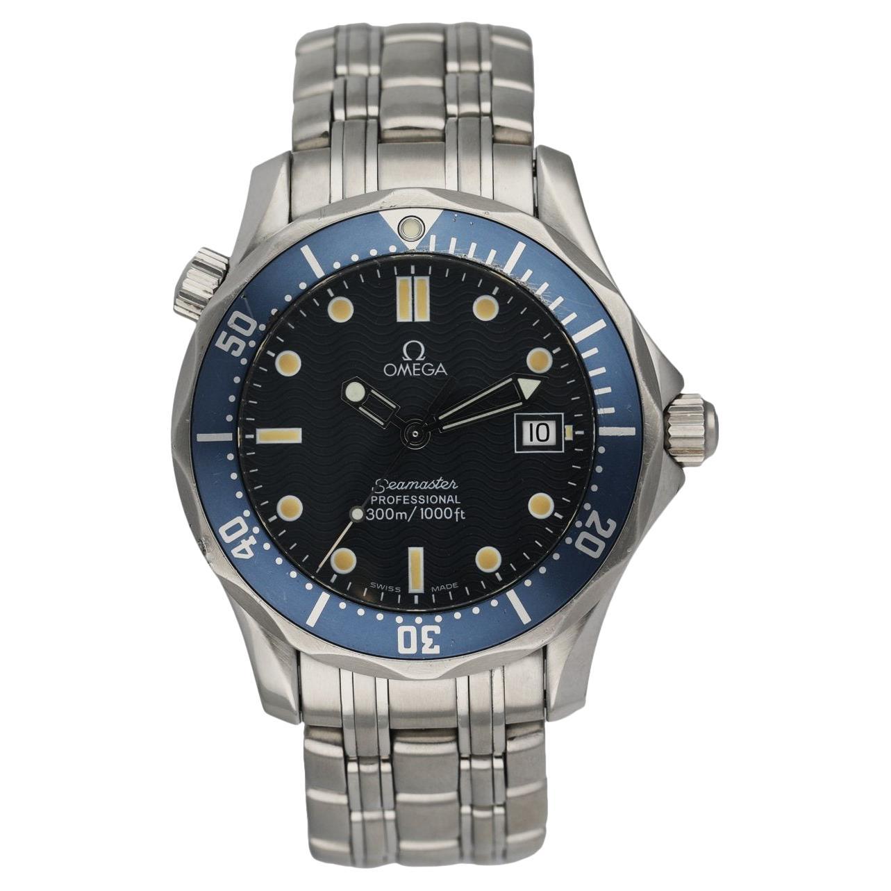 Omega Seamaster Bond 36 Midsize Blue Dial Steel Mens Watch 2561.80.00 ...
