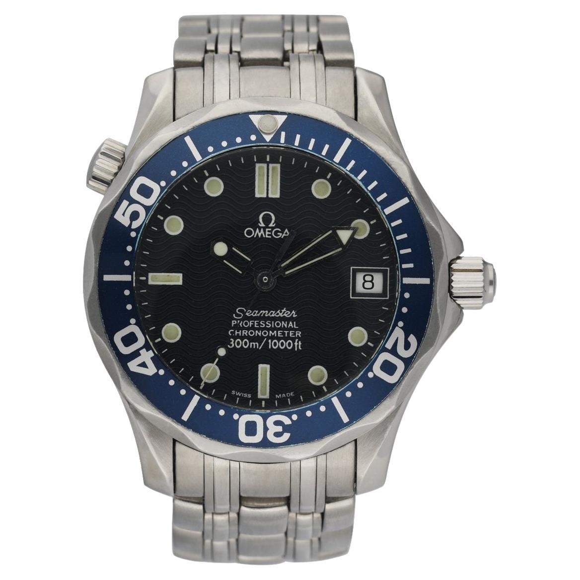 Omega Seamaster Midsize Blue Dial Steel Men's Watch 2551.80.00 For Sale ...