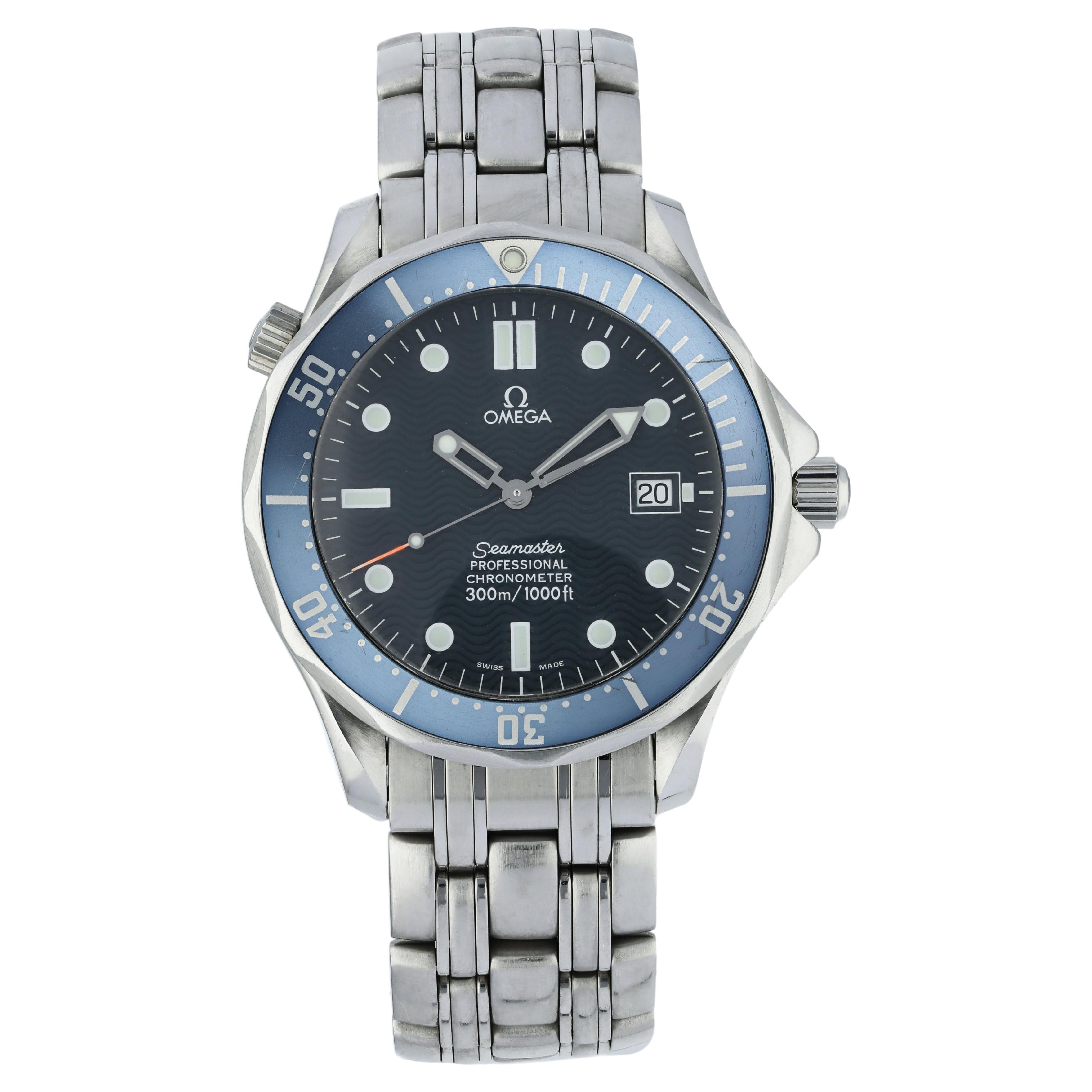 Unisex Midsize Omega Seamaster Titanium Automatic Watch at 1stDibs