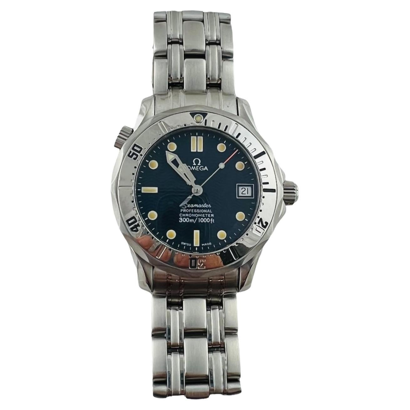 Omega Stainless Steel f300 Hz Electronic Chronometer Diver's Wristwatch ...