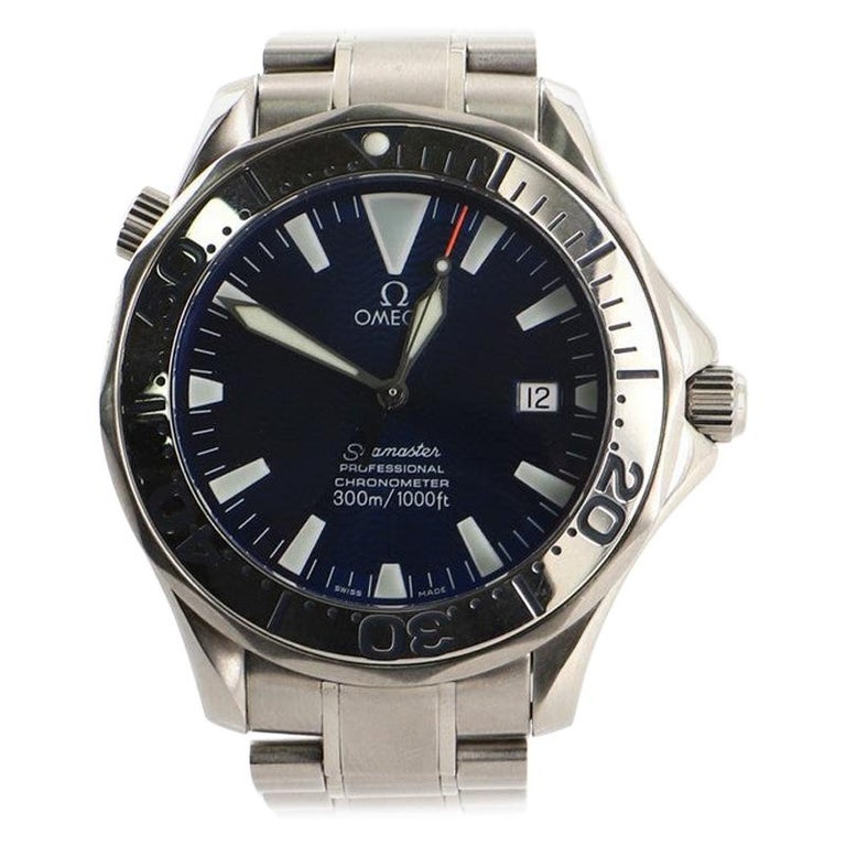 Omega Seamaster Professional Diver Chronometer 300M Automatic Watch Stainless at 1stDibs