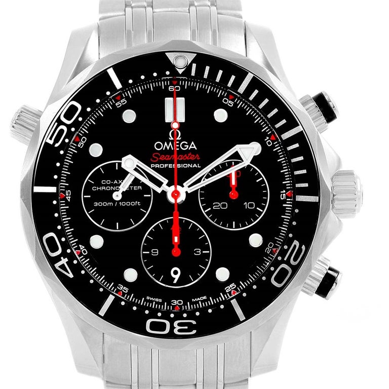 Omega Seamaster Regatta Red Hands Watch 212.30.44.50.01.001 Box Card ...
