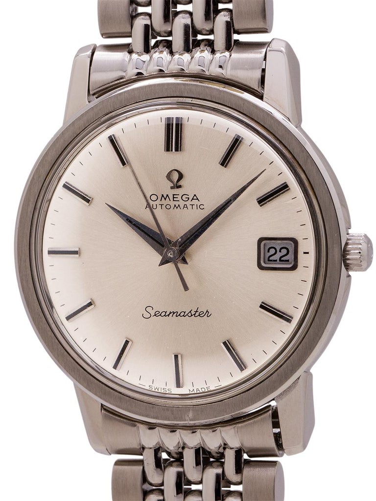 Omega Seamaster Stainless Steel Ref 166.003, circa 1969 For Sale at 1stDibs