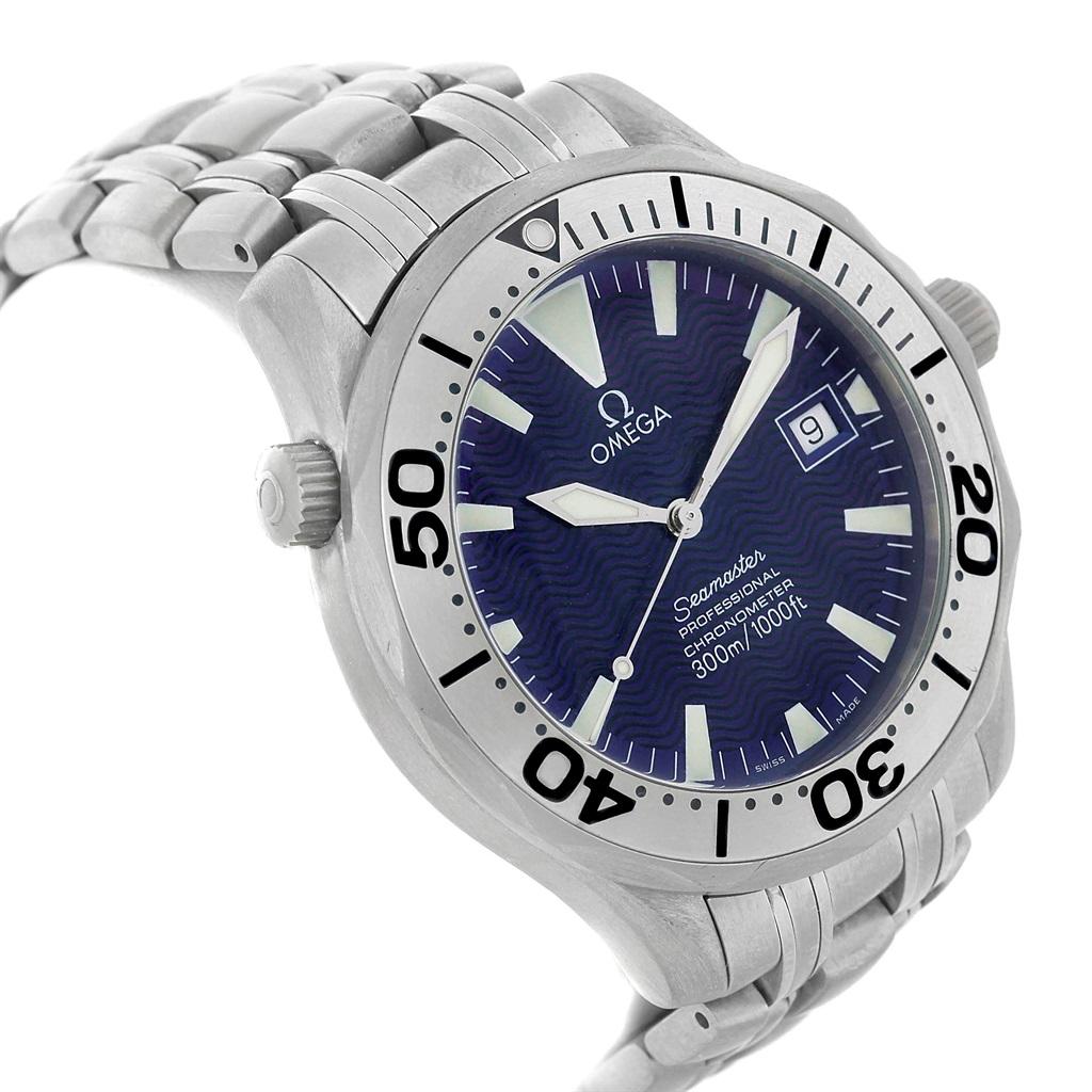 Omega Seamaster Titanium Blue Dial Men's Watch 2231.80.00 For Sale at ...