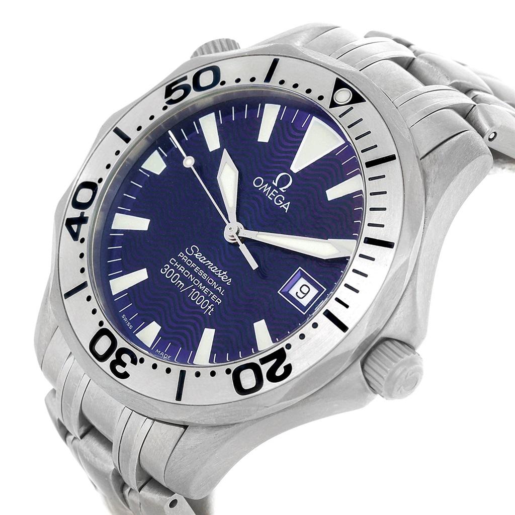 Omega Seamaster Titanium Blue Dial Men's Watch 2231.80.00 For Sale at ...