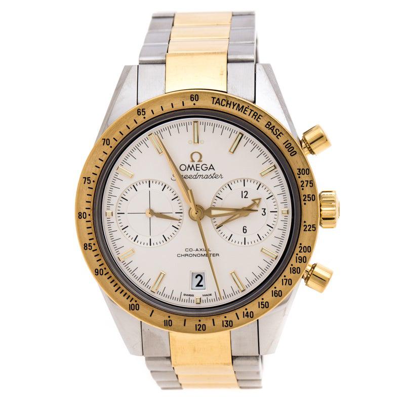 Omega Stainless Steel Silvered Dial Arab Numbers Manual Wind Wristwatch ...