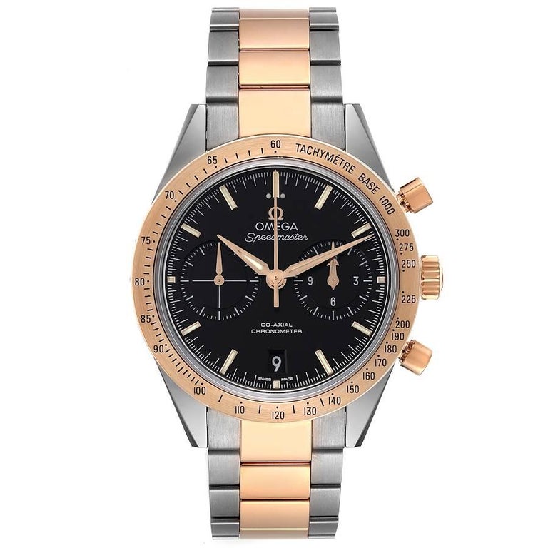 Omega Speedmaster Steel Rose Gold Mens Watch 331.20.42.51.01.002 Unworn ...
