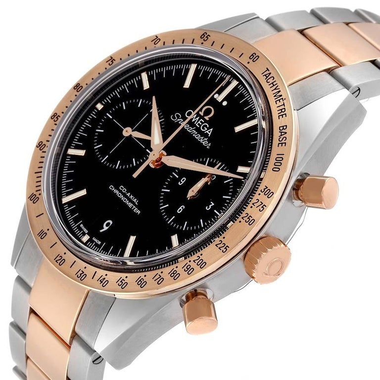 Omega Speedmaster Steel Rose Gold Mens Watch 331.20.42.51.01.002 Unworn ...