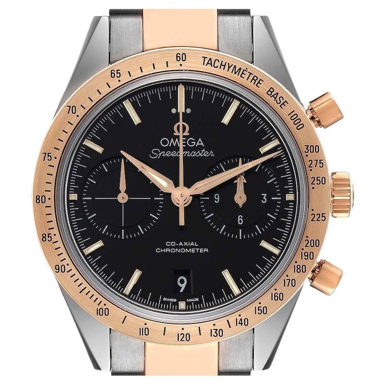 Omega Speedmaster Steel Rose Gold Mens Watch 331.20.42.51.01.002 Unworn ...