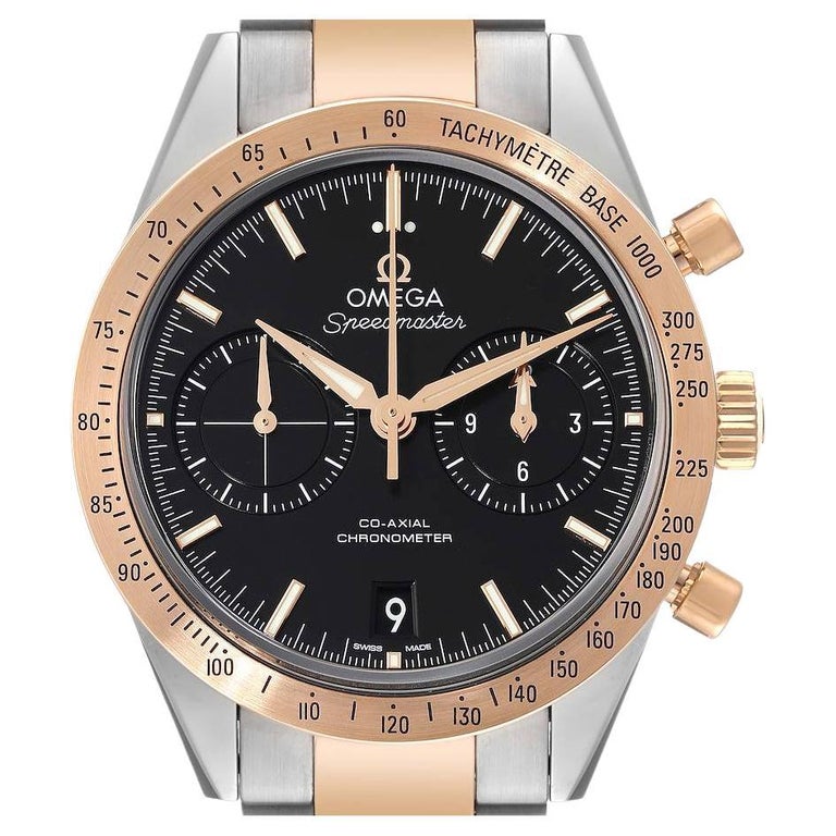 Omega Speedmaster 57 Steel Rose Gold Watch 331.20.42.51.01.002 Unworn ...