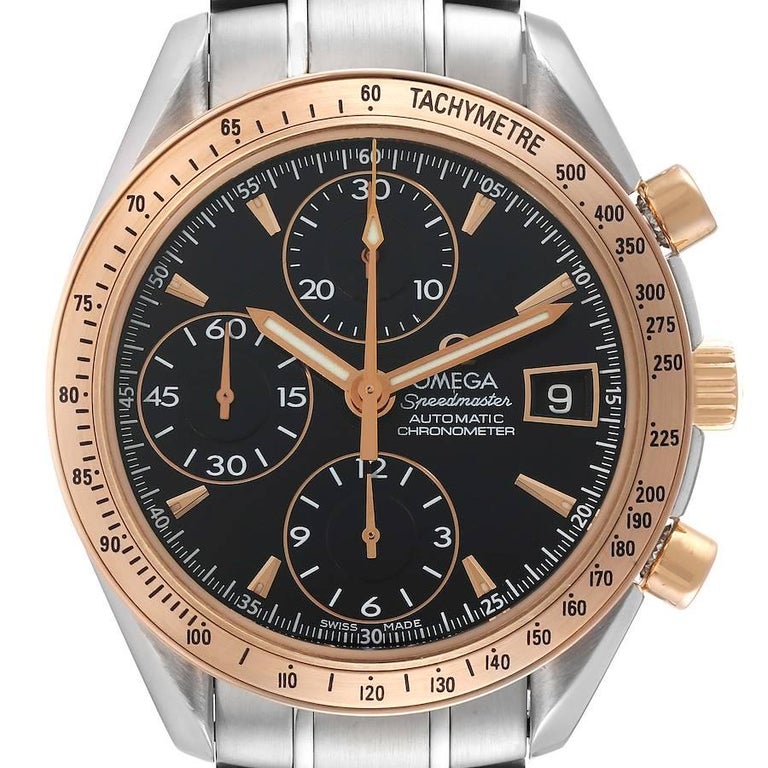 Omega Speedmaster 8157 Steel Rose Gold Watch 323.21.40.40.01.001 Box ...