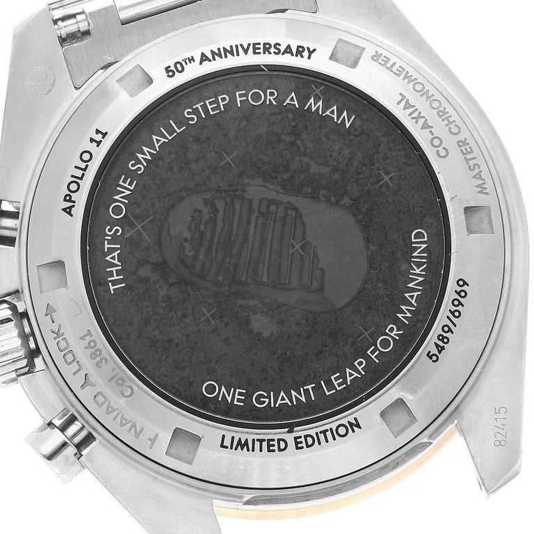 Omega Speedmaster Apollo 11 LE Black Dial Moonwatch 310.20.42.50.01.001 ...