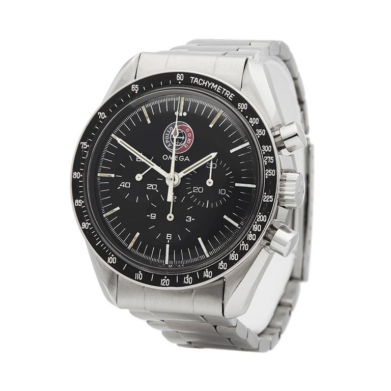 Omega Speedmaster Apollo Soyuz Dial Stainless Steel ST1450022 ...