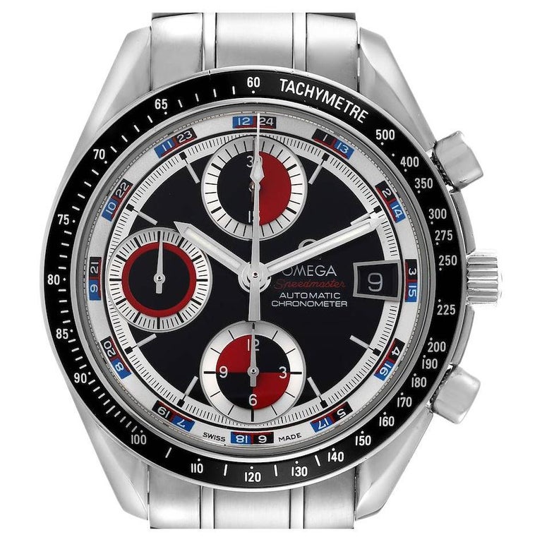 Omega Speedmaster Black Red Casino Dial Steel Mens Watch 3210.52.00 at ...